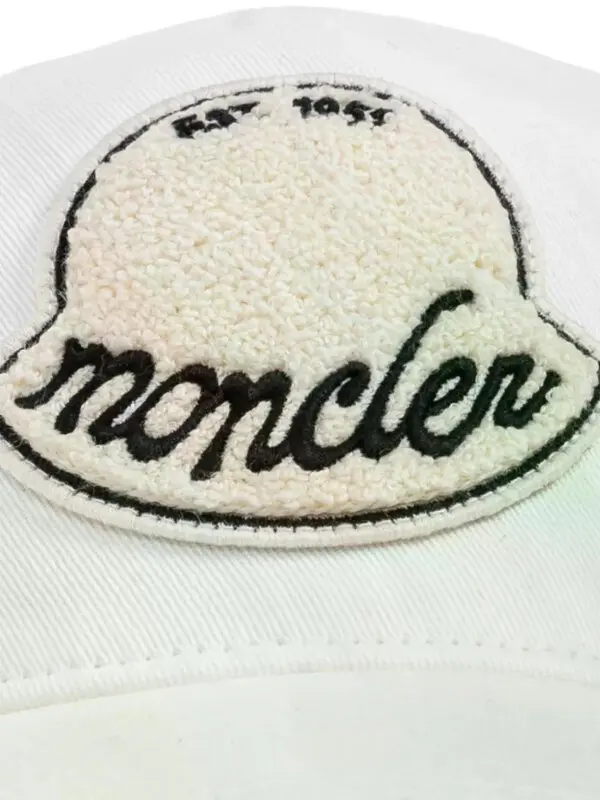 Moncler Logo-patch Baseball Cap - White