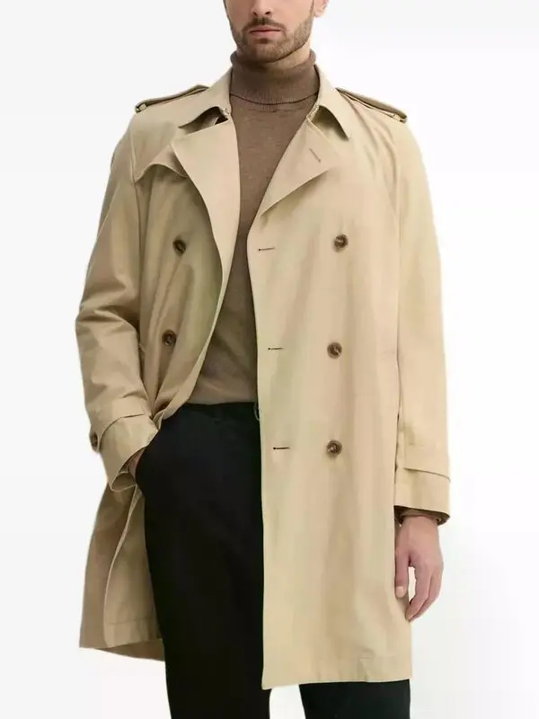BOSS Double-breasted Trench Coat