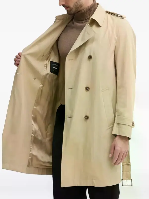 BOSS Double-breasted Trench Coat