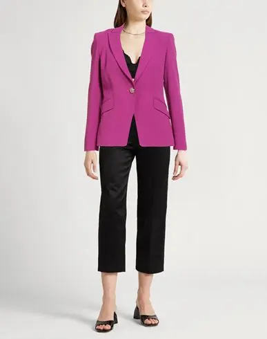 LIU •JO Single-breasted Blazer - Purple