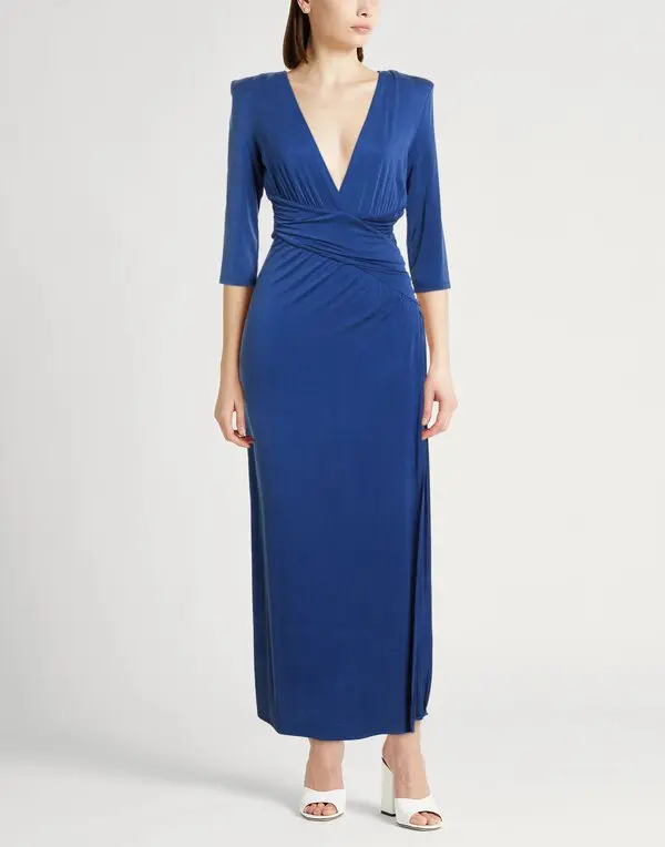 LIU •JO Flared Maxi Dress - Blue
