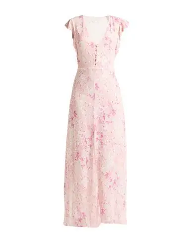 Patrizia Pepe Floral-print Maxi Dress - Pink