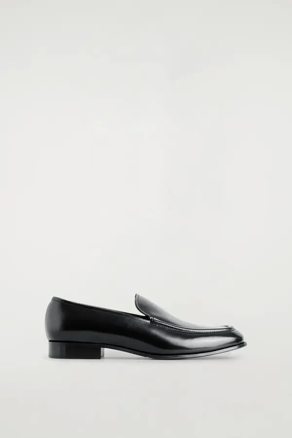 Cos Polished Leather Loafers