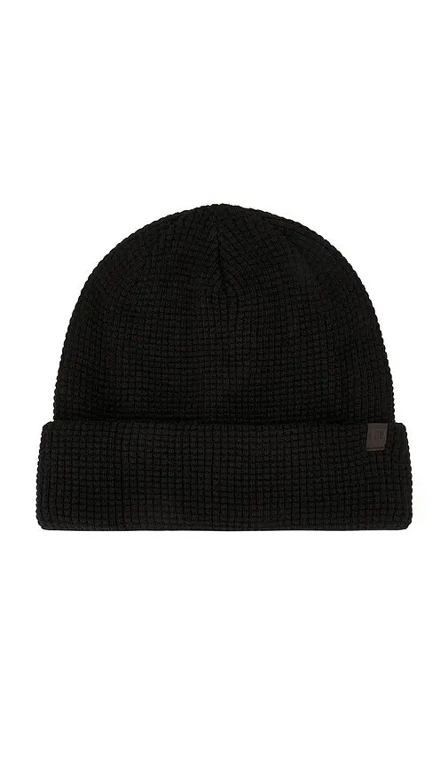 Travis Mathew Cloud Waffle Beanie - Black