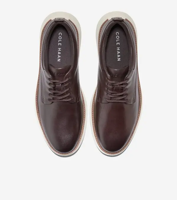 Cole Haan Grand Remix Oxfords - Dark Chocolate-silver Birch