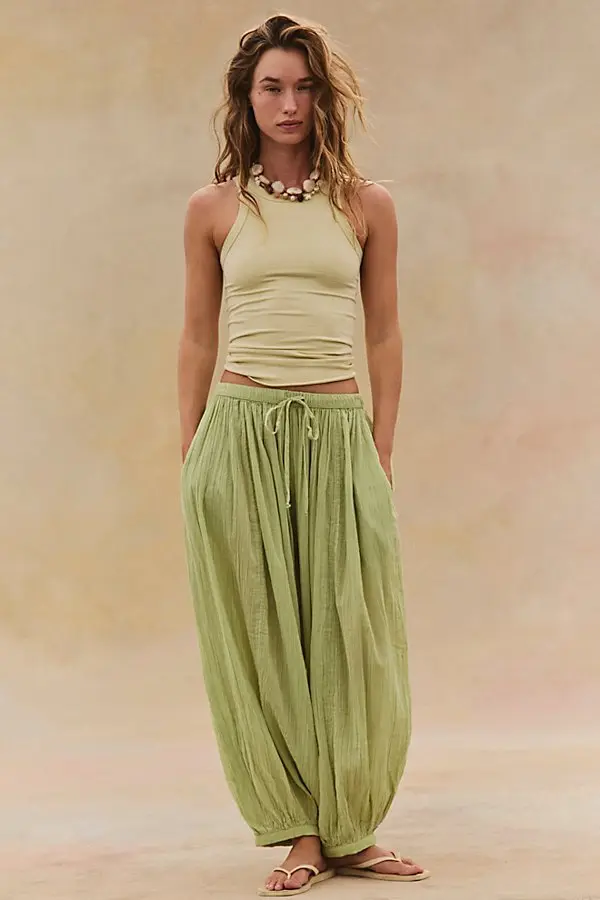Free People Playa Party Balloon Pants - Margarita Mix