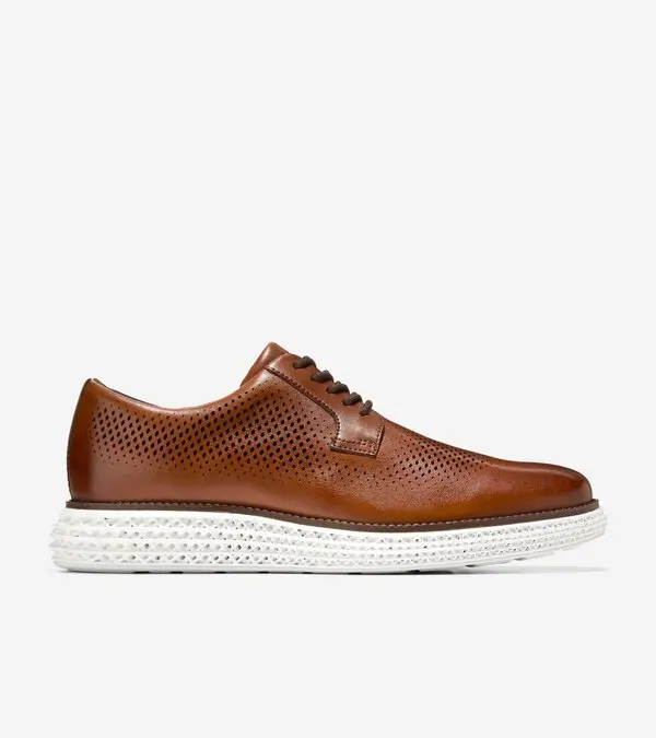 Cole Haan Riginalgrand 2.0 Oxfords - British Tan-white