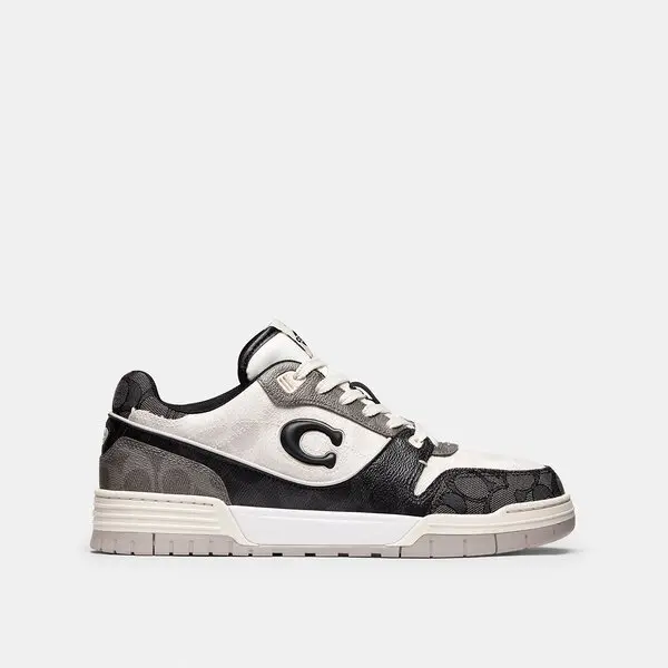 COACH Soho Signature Sneakers - Black/chalk