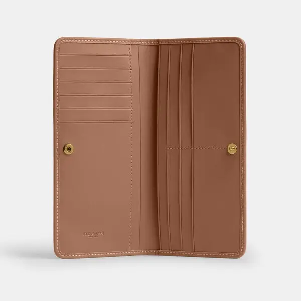 COACH Essential Slim Wallet In Crystal Signature Jacquard