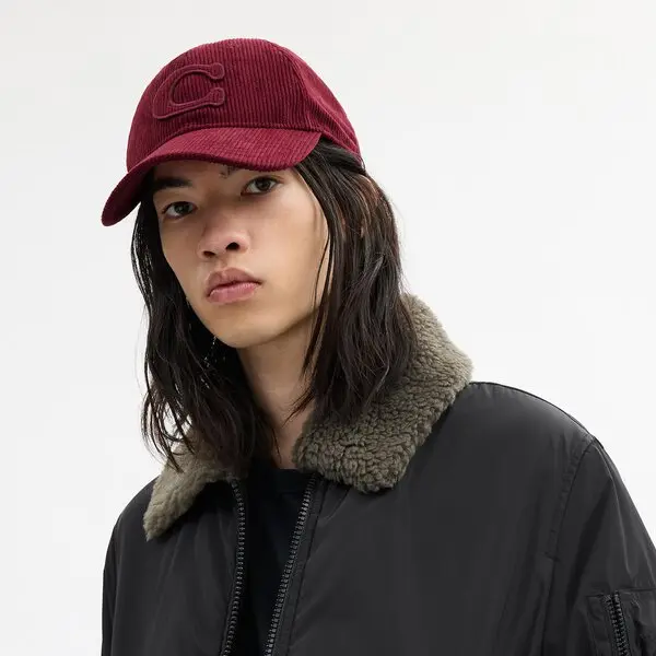 COACH Signature Patch Baseball Cap