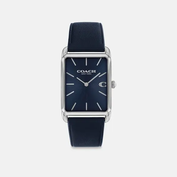 COACH Elliot Watch, 32mm X 26mm - Navy Blue