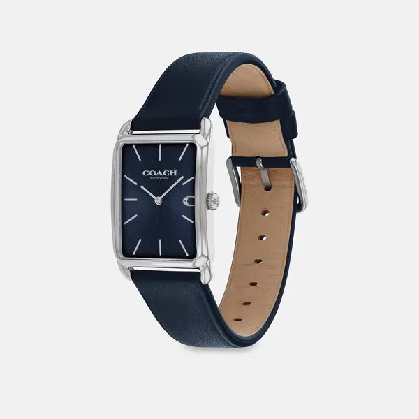 COACH Elliot Watch, 32mm X 26mm - Navy Blue