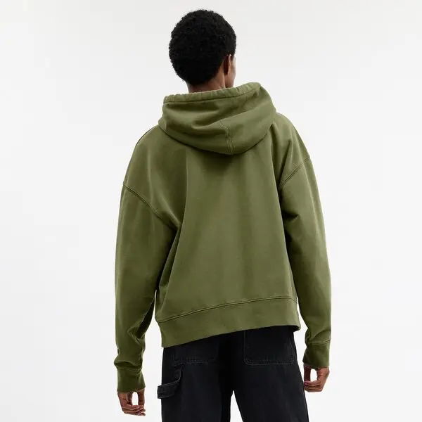 COACH Garment Dyed Spiral Hoodie