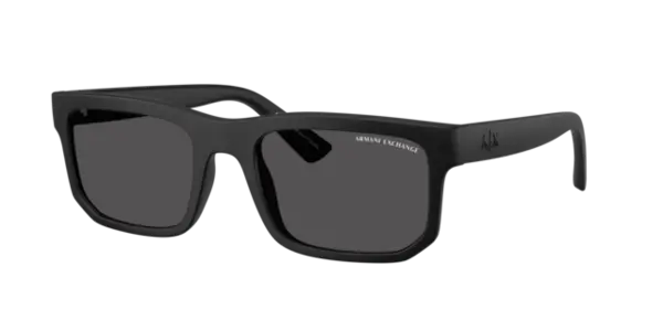 Armani Exchange Square Sunglasses - Matte Black