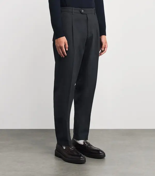 Eleventy Tapered Drawstring Trousers