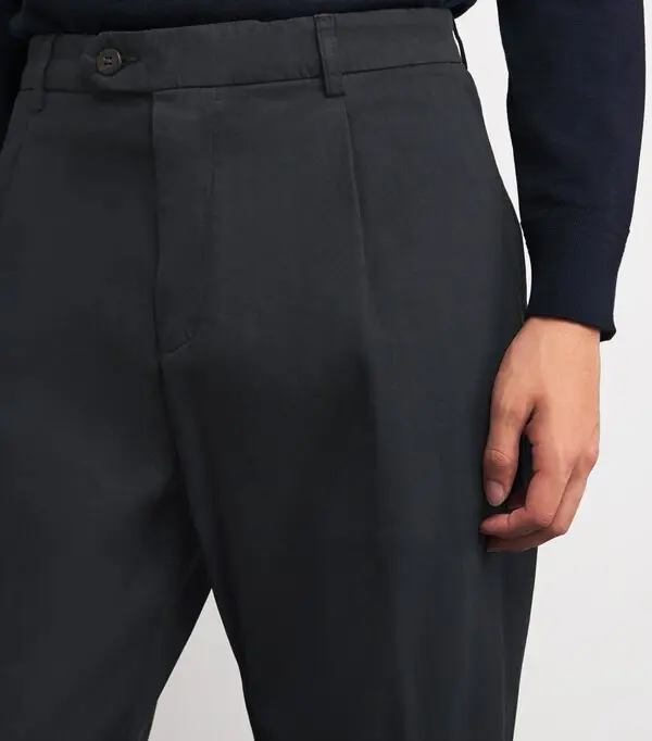 Eleventy Tapered Drawstring Trousers