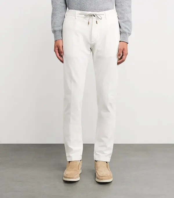 Eleventy Tapered Trousers - White