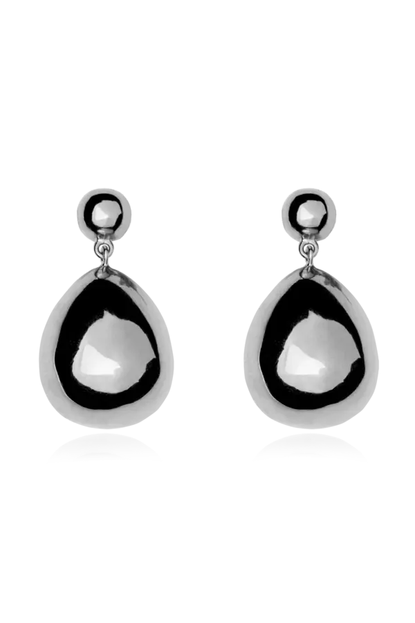 LIÉ STUDIO The Julie’ Drop Earrings - Silver