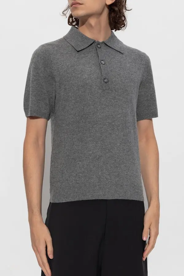 ENTIRE STUDIOS Wool And Cashmere Polo - Grey