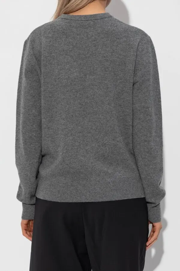 ENTIRE STUDIOS Wool-cashmere Crew Neck Sweater - Grey