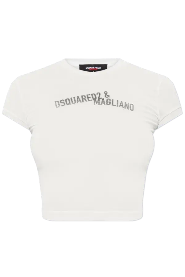 Dsquared2 X Magliano Cropped Top - White
