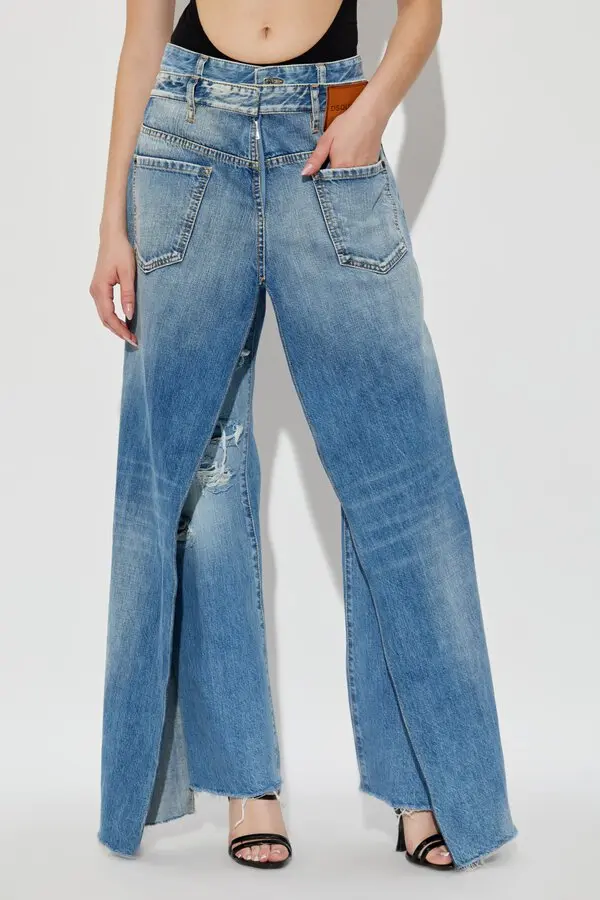 Dsquared2 X Bettter Split Leg Jeans - Blue