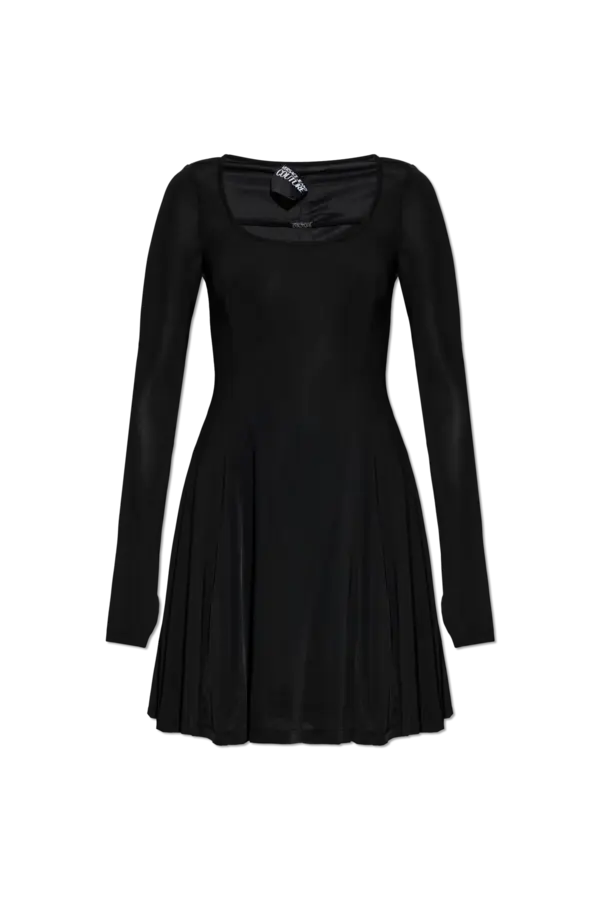 Versace Long-sleeve Mini Dress - Black
