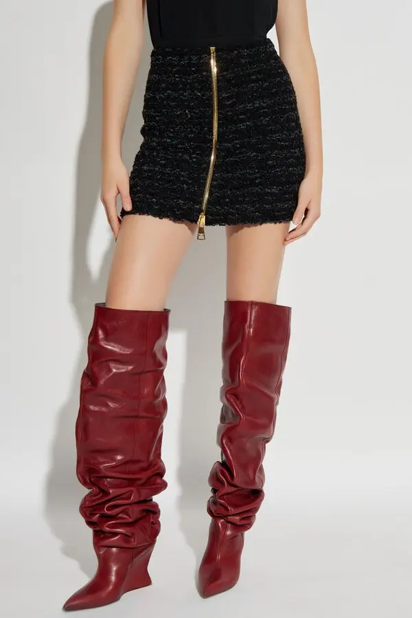 Balmain Tweed Mini Skirt
