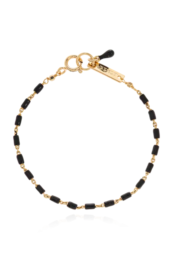 Isabel Marant Engraved Logo Bracelet - Gold