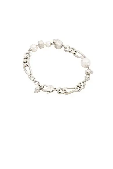Alexander McQueen Pearl & Brass Bracelet
