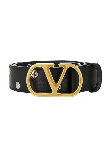 Valentino Garavani V Logo Signature Studs Belt