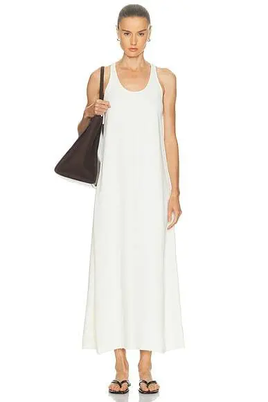 TOTEME Scoop Neck Sablé Dress