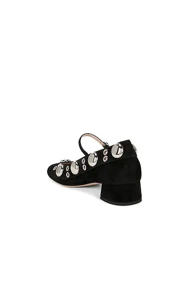 Valentino Garavani Nellcote Ballerina Pump - Nero