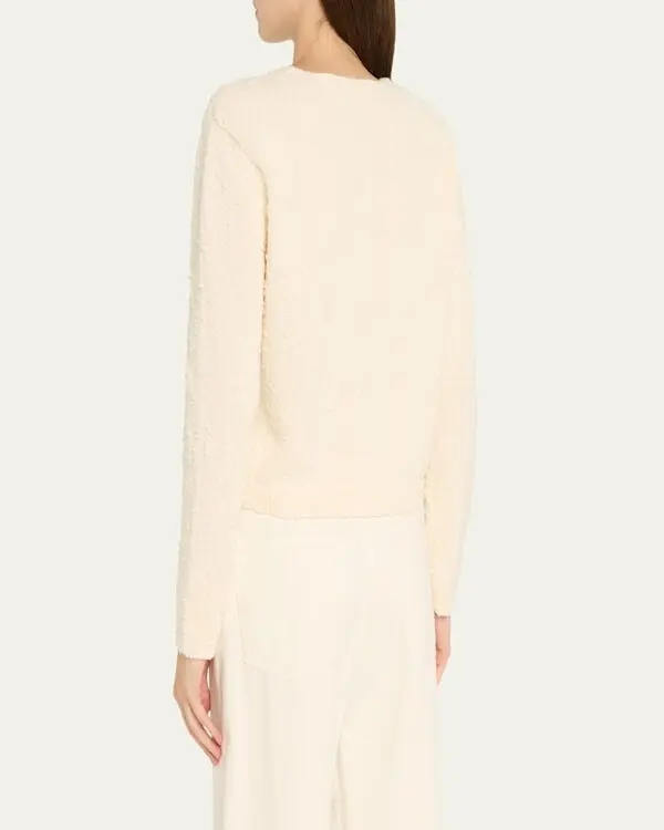 Kobi Halperin Richie Dotted Wool Knit Sweater