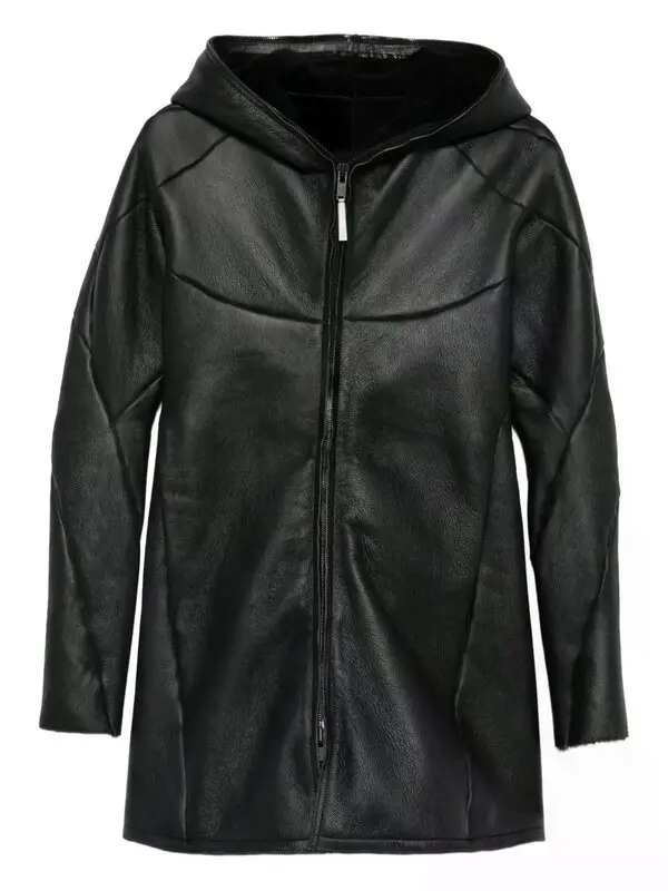 ISAAC SELLAM EXPERIENCE Hooded Panelled Coat