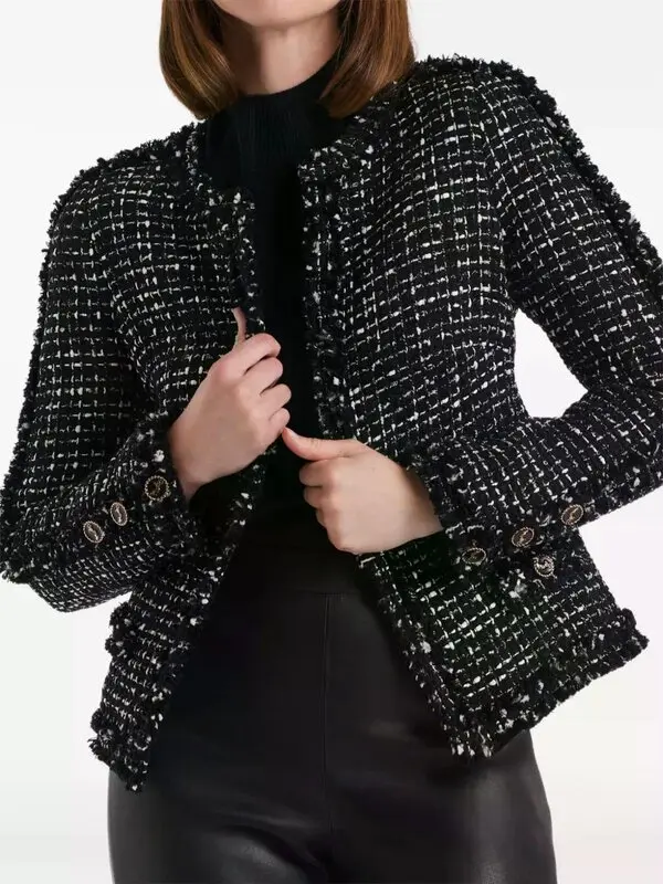 WEILL Fringed Tweed Jacket