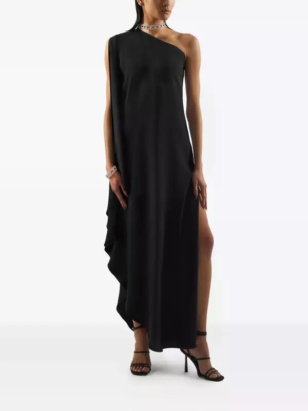TALLER MARMO Bolkan Crystal One-shoulder Midi Dress