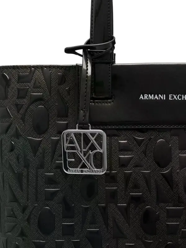 Armani Exchange Logo-embossed Tote Bag