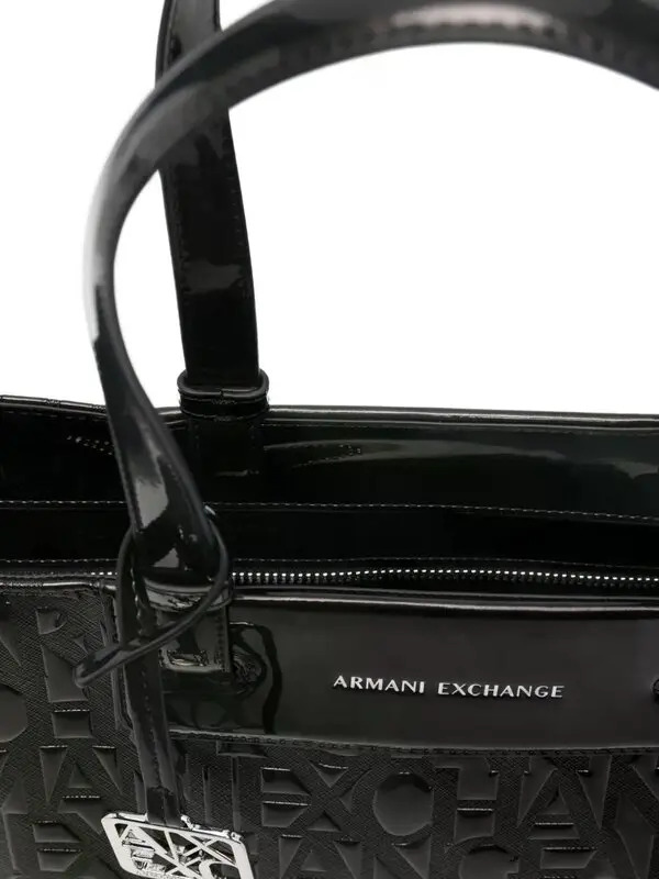Armani Exchange Logo-embossed Tote Bag