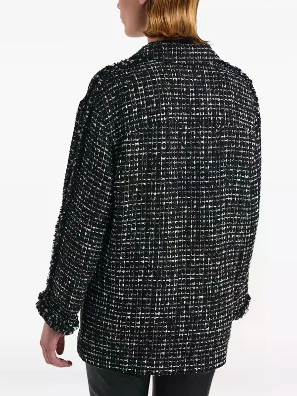 WEILL Fringed Tweed Overshirt