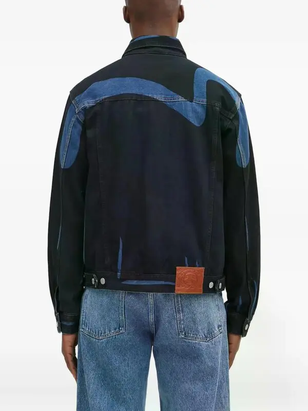 EVISU Graphic Print Buttoned Jacket