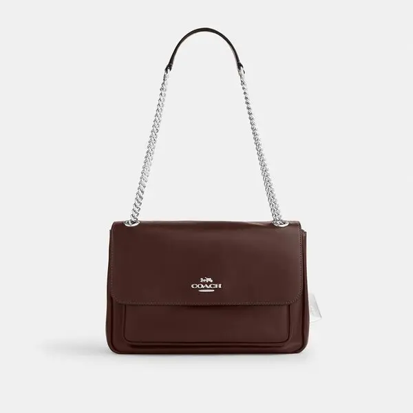 COACH OUTLET Coach Elodie Crossbody Bag In Smooth Leather - Silver/maple