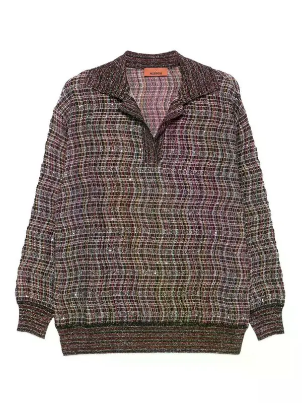 Missoni V-neck Sweater - Brown