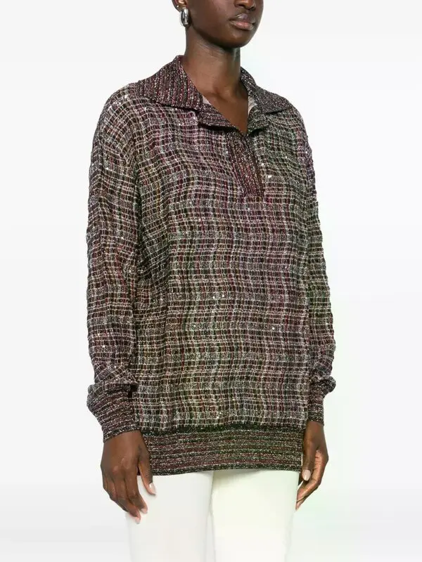 Missoni V-neck Sweater - Brown