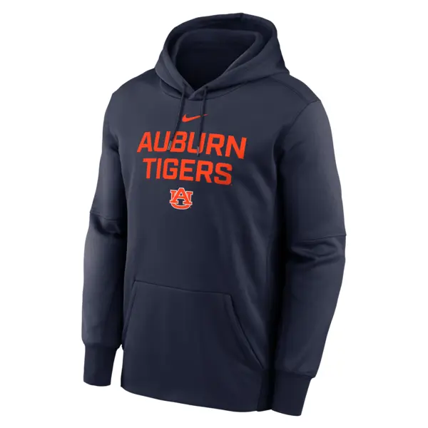 Nike Therma College Pullover Hoodie - Blue