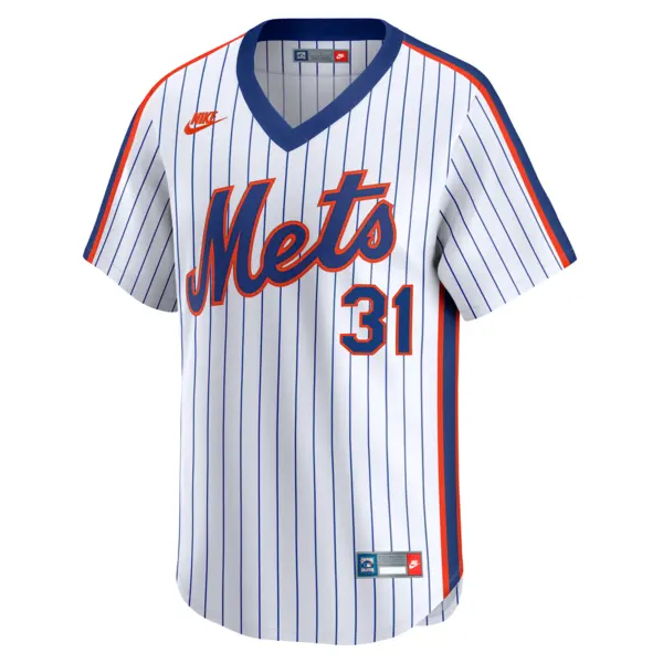 Nike Mike Piazza New York Mets Cooperstown Dri-fit Mlb Limited Jersey - White