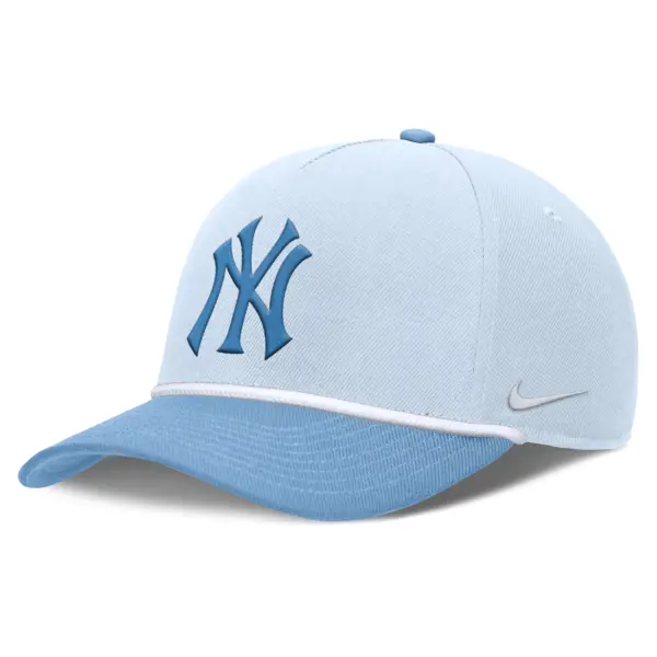 Nike New York Yankees Rise Dri-fit Mlb Adjustable Cap - Blue