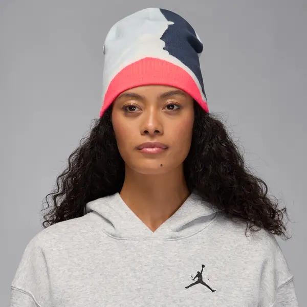 JORDAN Brooklyn Peak Beanie - Grey