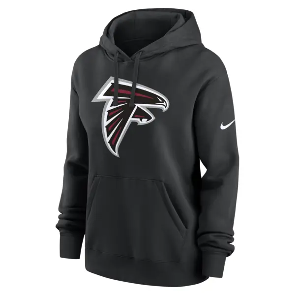 Nike Atlanta Falcons Club Nfl Pullover Hoodie - Black