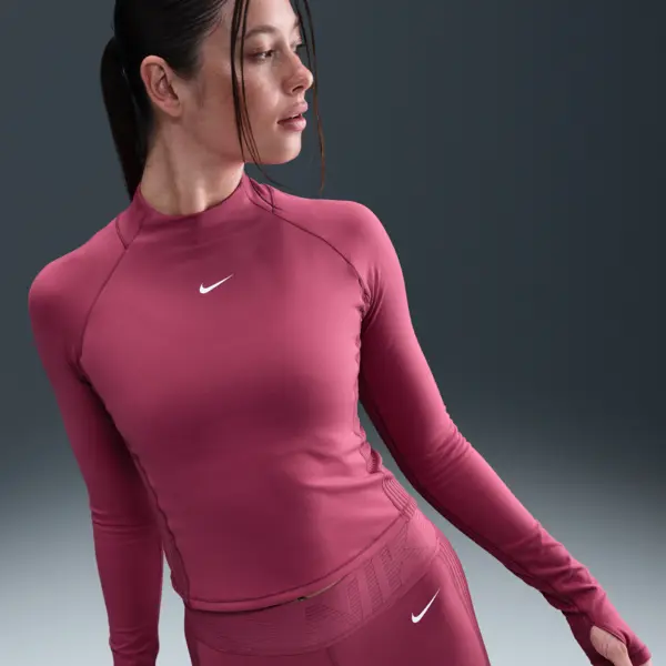Nike Pro Dri-fit Long-sleeve Top - Purple